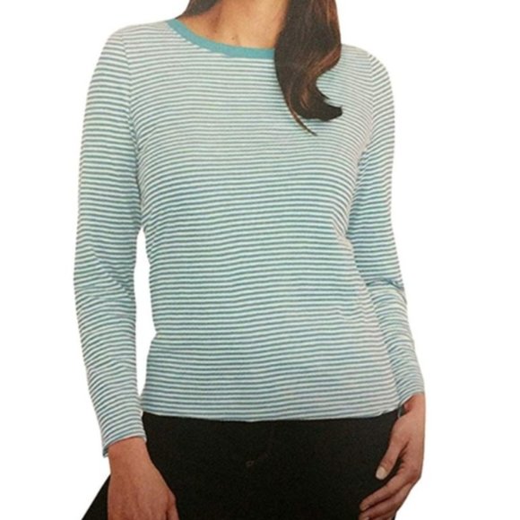 Splendid | Tops | Splendid Womens Cerine Slub Stripe Button Back Long ...